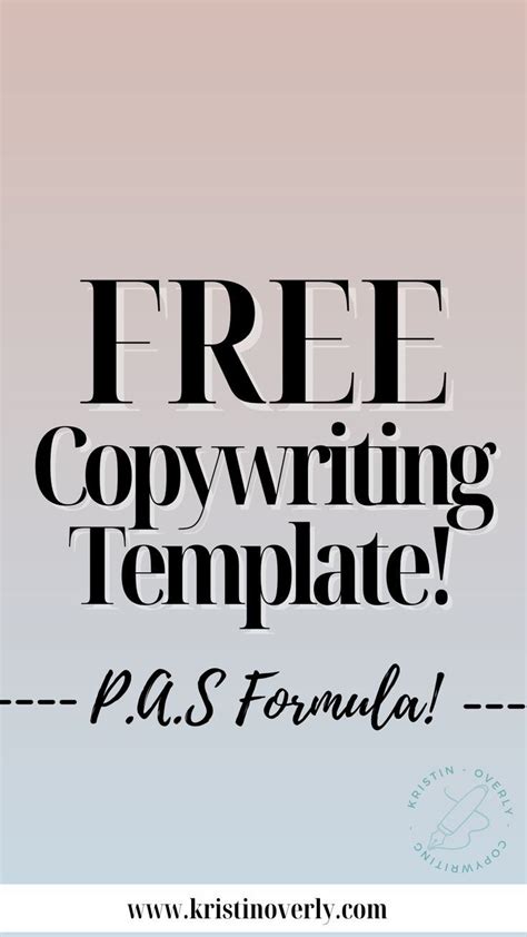 Free Copywriting Template Start Creating Conversion Worthy Copy Today