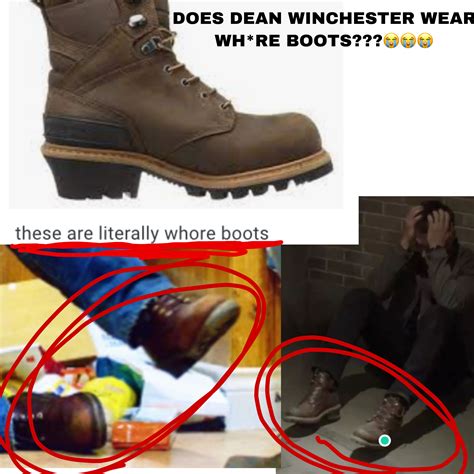 Does Dean Winchester Wear Whre Boots😭 Supernatural Shoes