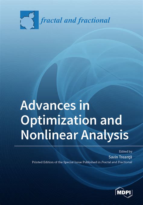 Advances In Optimization And Nonlinear Analysis