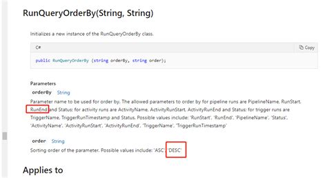 Azure Data Factory Run And Monitor Adf Pipeline Run Using Net Sdk Stack Overflow