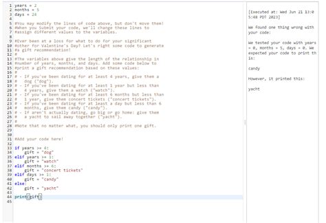 Solved What is wrong with my code? It printed Watch but the | Chegg.com