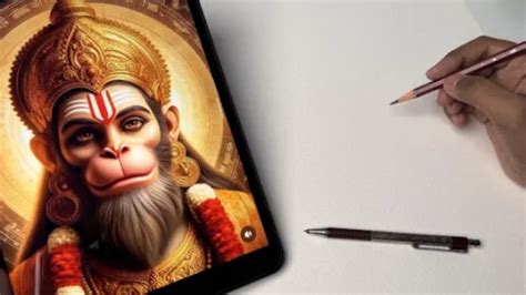 Hanuman Ji Outline Drawing SanjuArts DOMSIndiaofficial Trending Viral Art YouTube