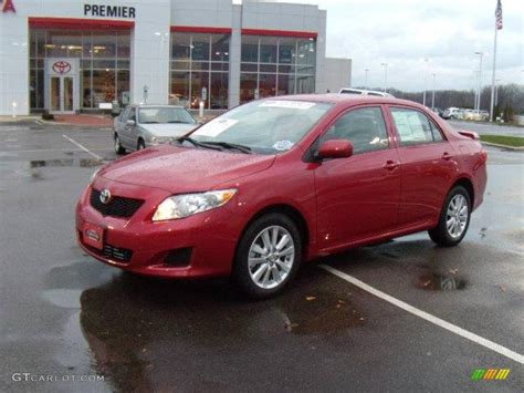 2010 Barcelona Red Metallic Toyota Corolla Le 22981230 Photo 1