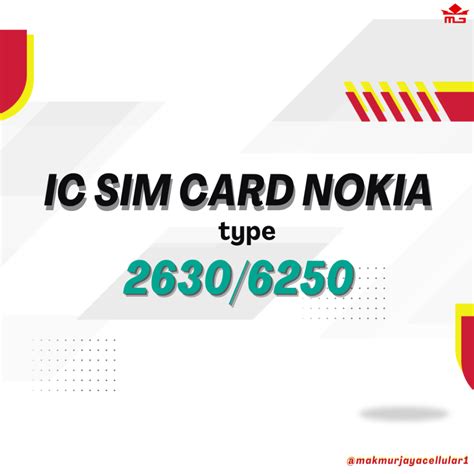 Jual Ic Sim Card Nokia 2630 6250 Shopee Indonesia