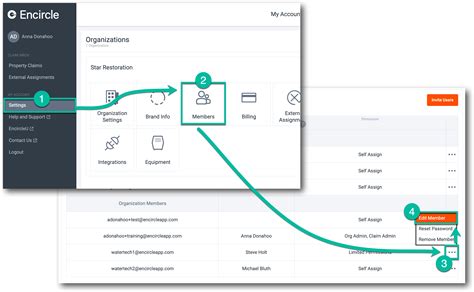 User Permissions Encircle