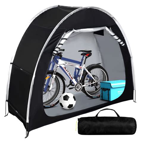 Amaopus Bike Storage Shed Tent Portable Outdoor Bicycle Storage Sheds
