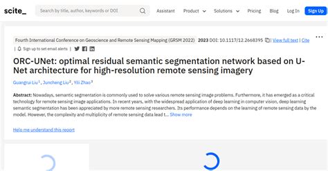orc unet optimal residual semantic segmentation network based on u net