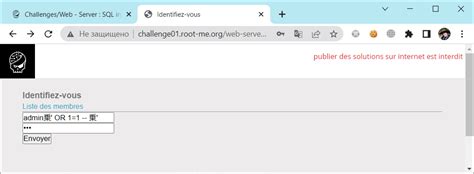 CTF SQL Injection Authentication GBK Internet Lab Ru