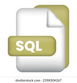 Sql File Format Icon Sql File Stock Vector Royalty Free Shutterstock