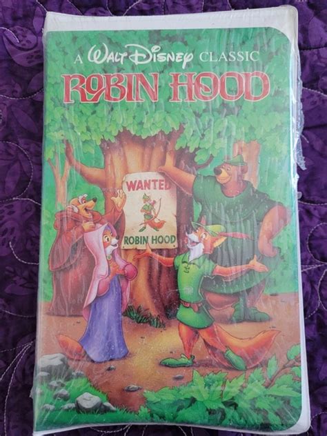 Robin Hood Vhs Walt Disney Classic Black Diamond £1082 Picclick Uk