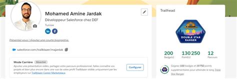 Achievement Unlocked Double Star Ranger In Trailblazer Mohamed Amine Jardak ☁