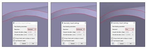 Geometry Import Representation