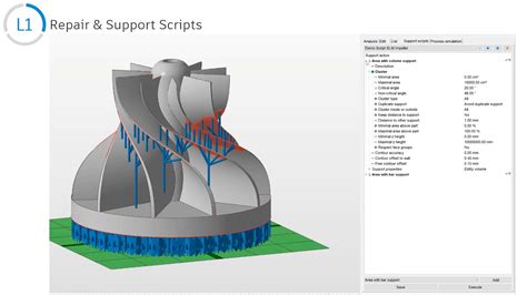 Process Automation With Autodesk Netfabb Using Repair And Support Scripts Part 2 Of 4 Youtube