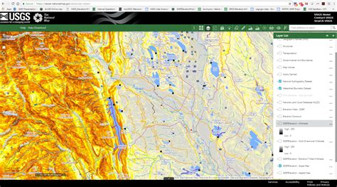 New Elevation Map Service Available From The Usgs 3d Elevation Program