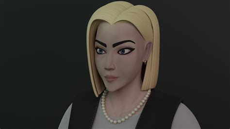 Artstation Android 18 Fanart