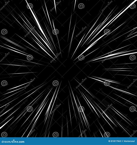Abstract Background With Radial Radiating Converging Lines Stock Vector Illustration Of