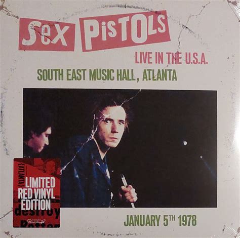 Sex Pistols Live In Usa 1978 South Eas Lp New Music Rainy Day Records Olympia Wa