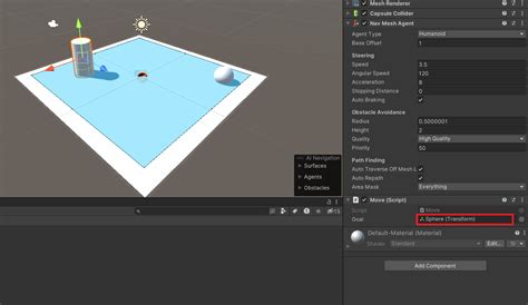 【unity】navmeshを使ってキャラクターを自動で移動させる ばに日記