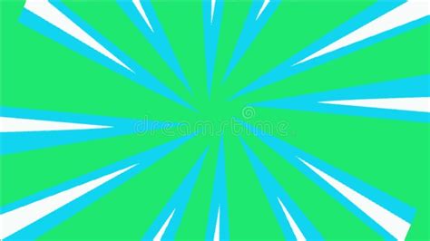 Abstract Background Radial Lines Blue White Color Rotating Comic Cartoon Animation Background