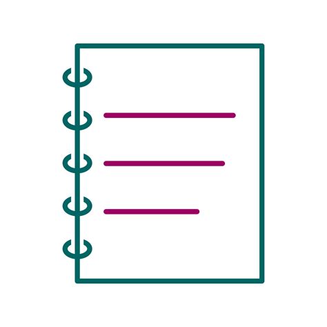 Notepad Vector Icon Vector Art At Vecteezy