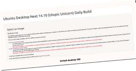 Ubuntu Desktop Next Unity8 14 10 Utopic Unicorn Daily ISO Available For Download Web Upd8
