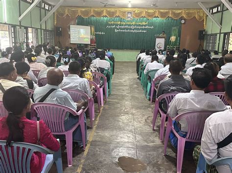 ရေတာရှည်မြို့နယ်၌ ၂၀၂၄ ခုနှစ် လူဦးရေနှင့်အိမ်အကြောင်းအရာ သန်းခေါင်စာရင်း မြို့နယ်အဆင့်သင်တန်း ဖ