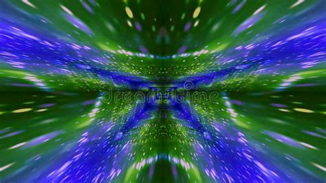 Abstract Loop Animation With Colorful Movements And Back And Forth Effect Stock Footage Video