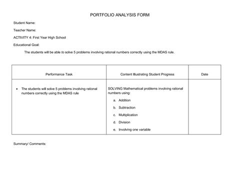 Rating Scale Rubric PDF