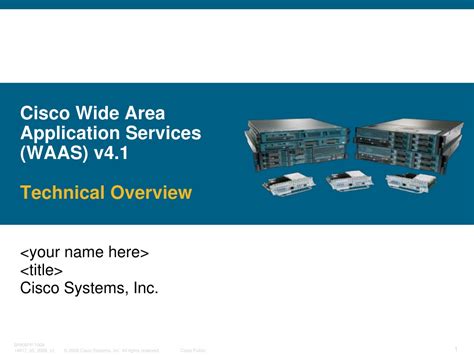 Ppt Cisco Waas V41 Technical Overview Powerpoint Presentation Free Download Id9301104