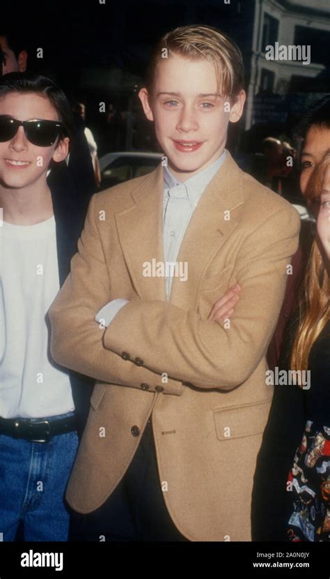 Westwood California Usa 17th December 1994 Actor Macaulay Culkin