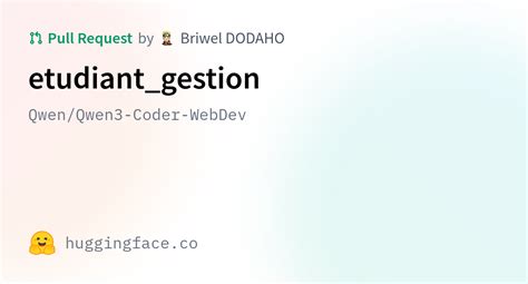 Qwen Qwen3 Coder WebDev Etudiant Gestion