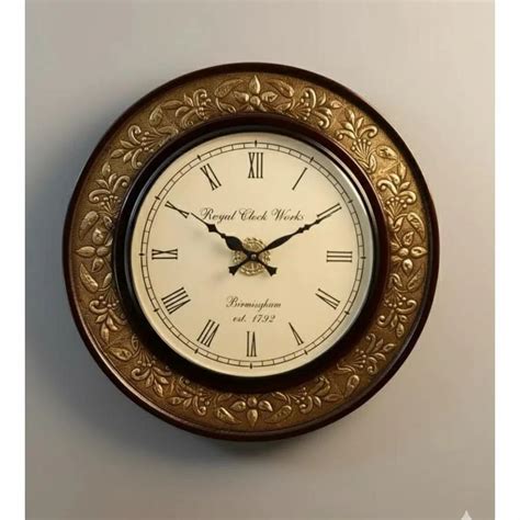 Antique Brass Wall Clock 8 Inch At Best Price In Jodhpur Id