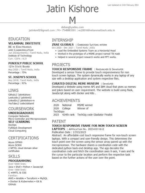 deedy cv 1 pdf