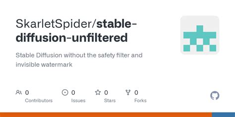 GitHub SkarletSpider Stable Diffusion Unfiltered Stable Diffusion Without The Safety Filter