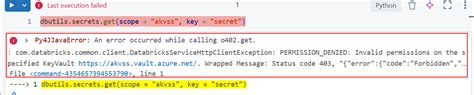 Azure Permission Denied Error In Databricks Key Vault Stack Overflow