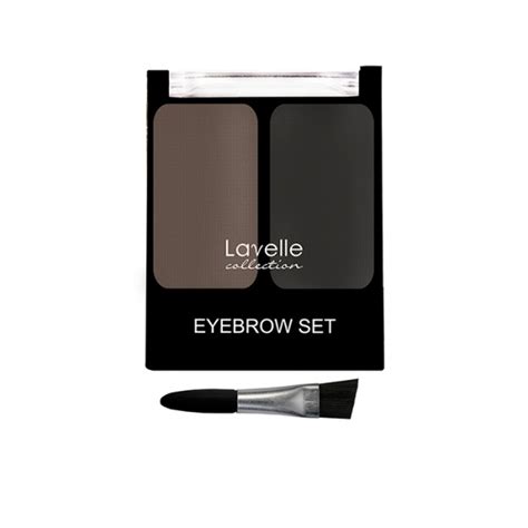 Тени для бровей Lavelle Eyebrow set - «Пудровые и естественные брови ...