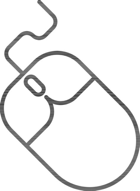 Mouse Icon In Thin Line Art 24456389 Vector Art At Vecteezy