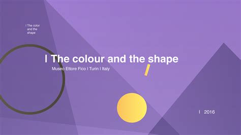 The Colour And The Shape On Behance