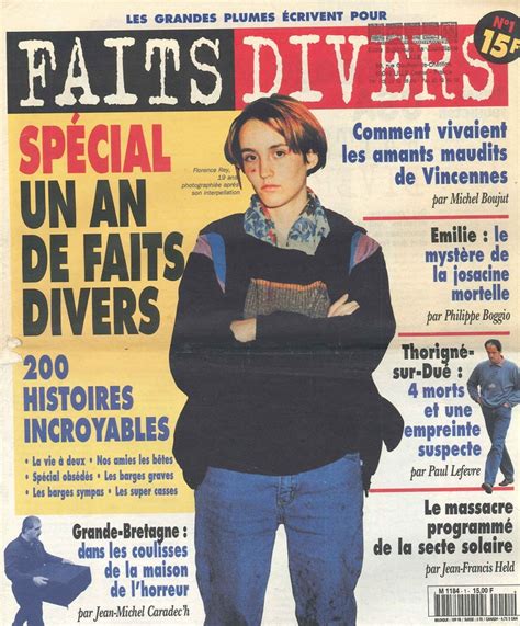 Faits Divers N°1 De Janvier Février 1995 Ce Journal était Comme Son Nom Lindique Spécialisé