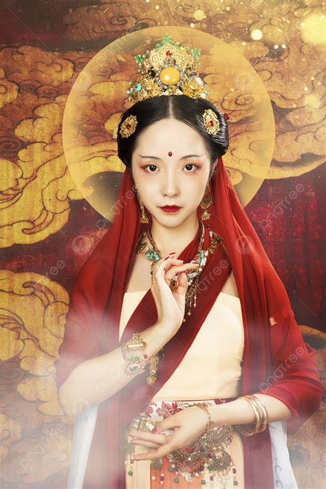 Feitian Dunhuang Feitian Female Dancer Indoor Orchid Finger Photography