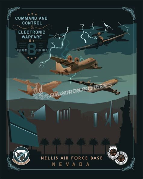 Nellis Afb 8th Weapons Squadron Squadron Posters