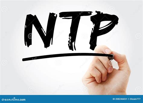 Acronyme De «network Time Protocol Ntp Image Stock Image Du Abréviation Fond 208246831
