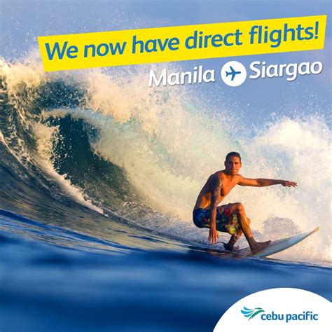 Cebu Pacific Now Offers Direct Flights From Manila To Siargao Out Of