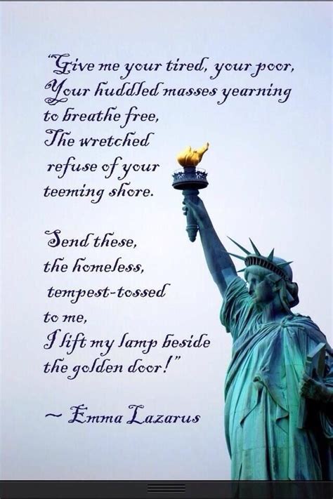 Lady Liberty A Symbol Of Hope And Freedom Lady Liberty Quotes Lady