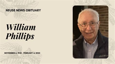 Obituary William Phillips — Neuse News