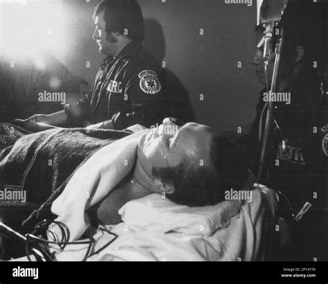 Hustler Magazine Publisher Larry Flynt Is Carried Into Emory Hospital