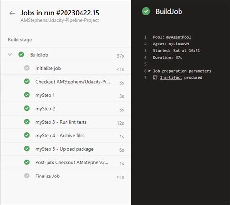 Github Amstephensudacity Pipeline Project