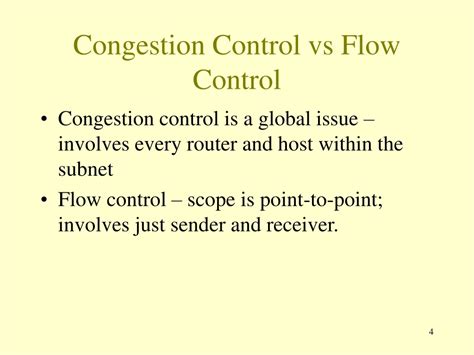 PPT CONGESTION CONTROL PowerPoint Presentation Free Download ID