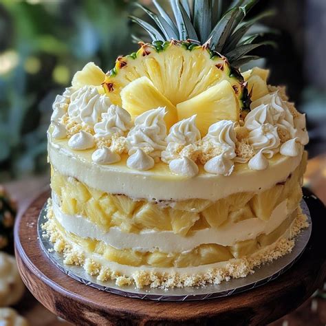 Heavenly White Chocolate Pineapple Cake Recipe Tasty Meals Blog