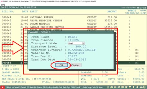 how to generate json file in bulk for e way bill generation in marg